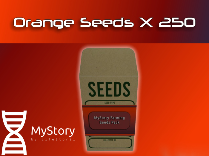 Second Life Marketplace - MyStory Seeds (Orange) x 250
