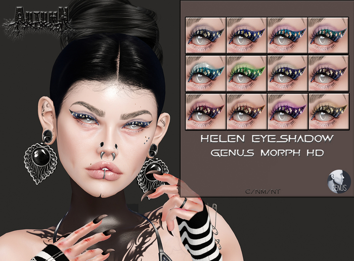 Second Life Marketplace - AutumN-HELEN EYESHADOW-GENUS MORPH 4K HD