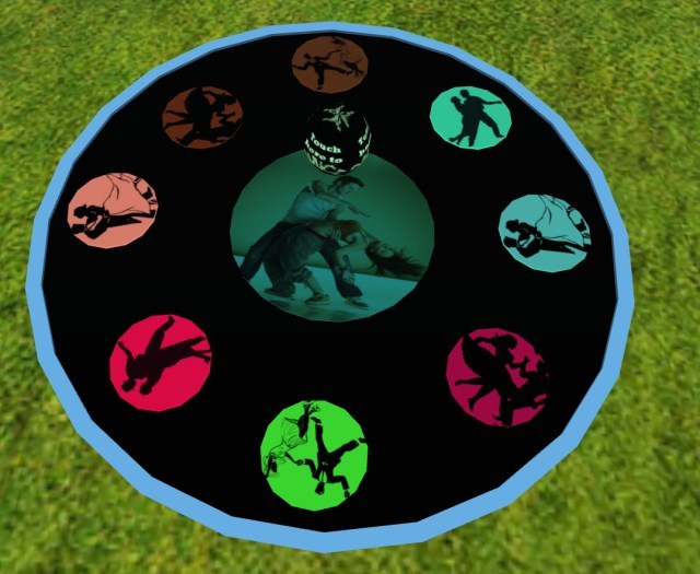 Second Life Marketplace - 20 Meter Round Spinning Dancefloor with 8 ...