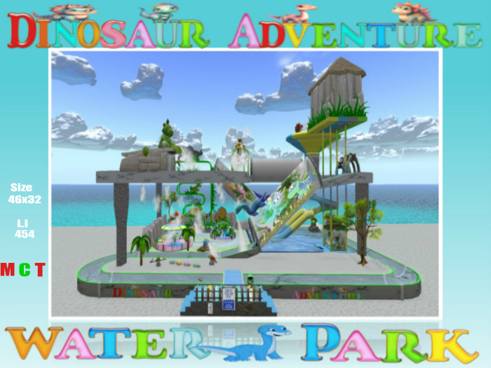 Second Life Marketplace - DINOSAUR WATER PARK ADVENTURE