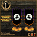 Second Life Marketplace - Halloween Pumpkin Moon Witch Banners