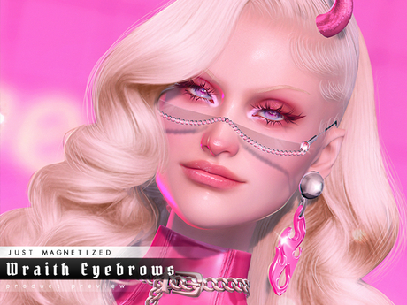 Second Life Marketplace - Just Magnetized - Wraith Eyebrows Lelutka EVO X.