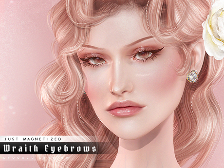 Second Life Marketplace - Just Magnetized - Wraith Eyebrows Lelutka EVO X.