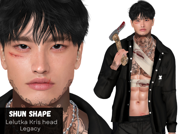 Second Life Marketplace - -[Stanley] Shun Shape Kris - Lelutka Kris ...