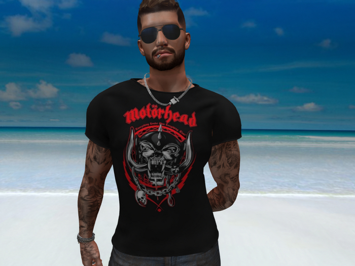 Second Life Marketplace - Motorhead Legacy Concert T-Shirt