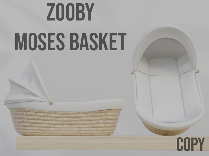 Second Life Marketplace - ZOOBY Moses Basket