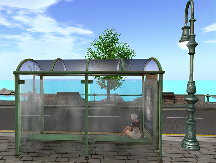 Second Life Marketplace - bus stop shelter