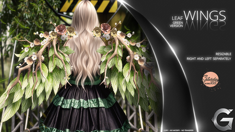 Second Life Marketplace - {geek} Leaf Wings FATPACK