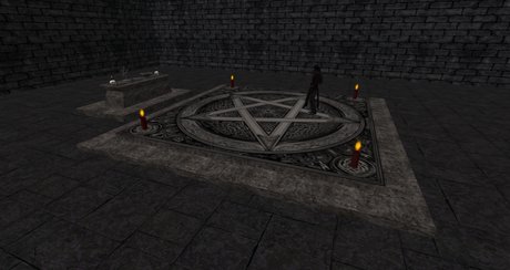 Second Life Marketplace - Ritual Altar & Platform ( Grey )