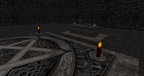 Second Life Marketplace - Ritual Altar & Platform ( Grey )