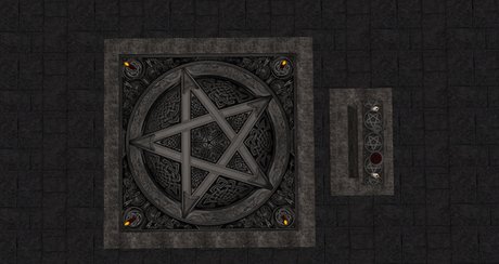 Second Life Marketplace - Ritual Altar & Platform ( Grey )