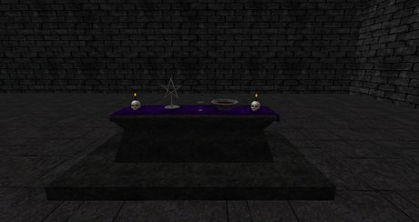 Second Life Marketplace - Ritual Altar & Platform ( Purple )