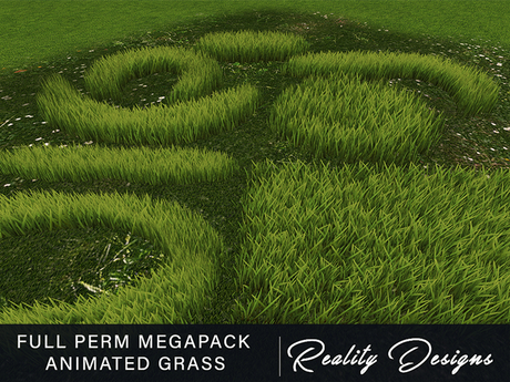 Second Life Marketplace - Full Perm Mega Pack Animated Grass