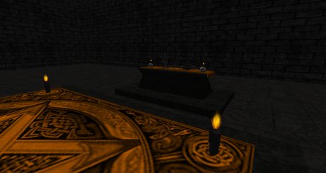 Second Life Marketplace - Ritual Altar & Platform ( Orange )