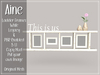 Second Life Marketplace - Aine - Ladder Frames White (ADD)