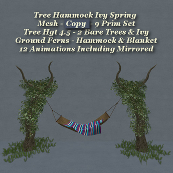 Second Life Marketplace - Tree Hammock Ivy Spring