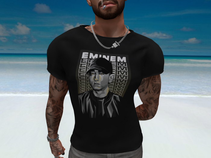 Second Life Marketplace - Eminem Legacy Concert T-Shirt