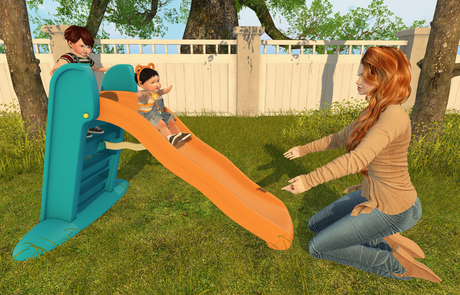 Second Life Marketplace - ! Whippersnappers ! - Grow'n'Up Slide (Pink ...