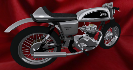 Second Life Marketplace - Dark Horse Nutron 850 Cafe Racer (Box)
