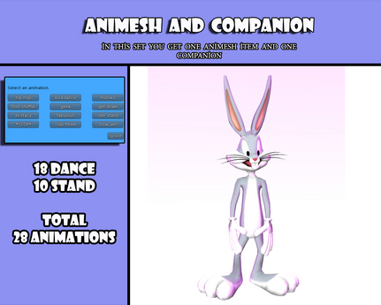 Second Life Marketplace - busy bunny animesh and companion