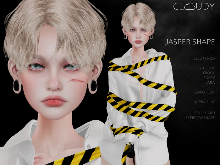 Second Life Marketplace - [CLOUDY] Jasper Shape for LeLutka Zo & eBody ...