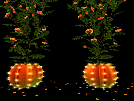 Second Life Marketplace - Pumpkin With Roses