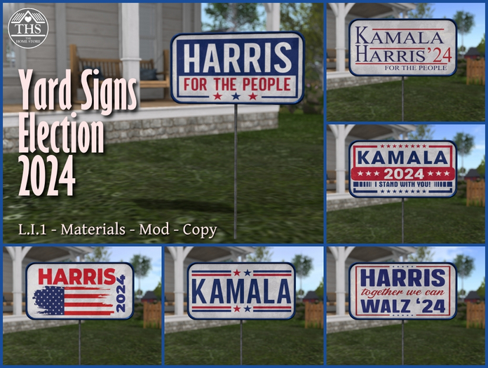 Second Life Marketplace - YARD SIGN - KAMALA HARRIS YARD SIGN - YARD ...