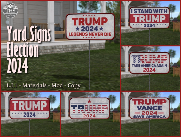Second Life Marketplace - YARD SIGN - DONALD TRUMP YARD SIGN - YARD ...