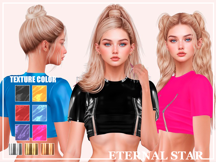 Second Life Marketplace - #04 - ETERNAL STAR - Top Pack Texture Silk ...