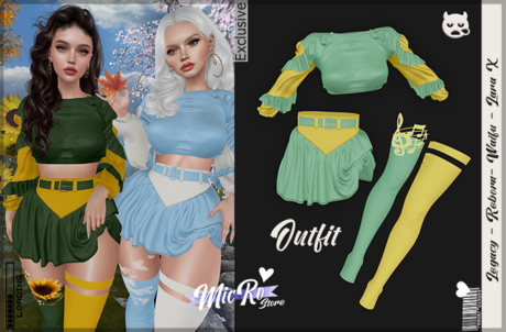 Second Life Marketplace - -MicRo - Outfit Alexa Birch Yellow