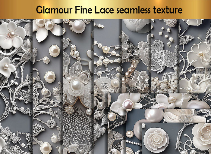 Second Life Marketplace - Glamour Fine Lace seamless texture full perm A