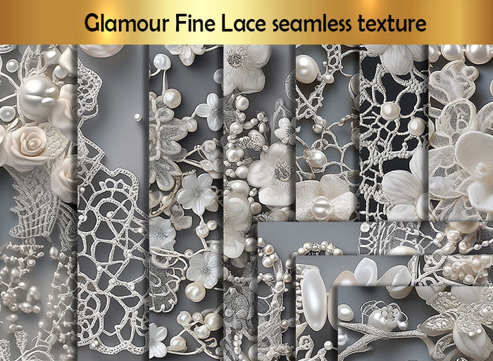Second Life Marketplace - Glamour Fine Lace seamless texture full perm B
