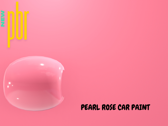 Second Life Marketplace - SS- PBR Pearl Rose Car Paint