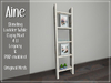 Second Life Marketplace - Aine - Standing Ladder White (ADD)