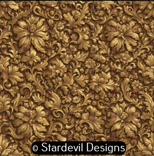 Second Life Marketplace - (SD) - Gold Antique wall Paper