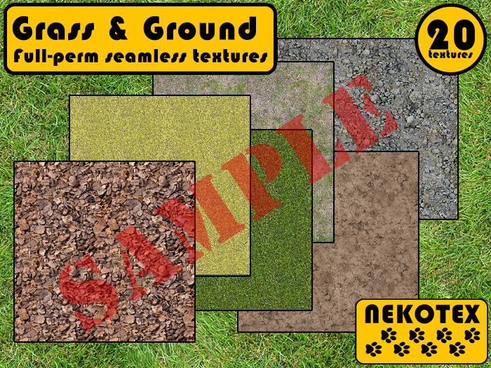Second Life Marketplace - Grass & Ground Textures - 20 Full Perm ...