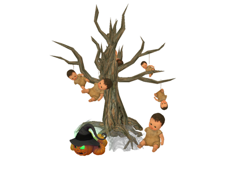Second Life Marketplace - Halloween Hanging Doll Tree