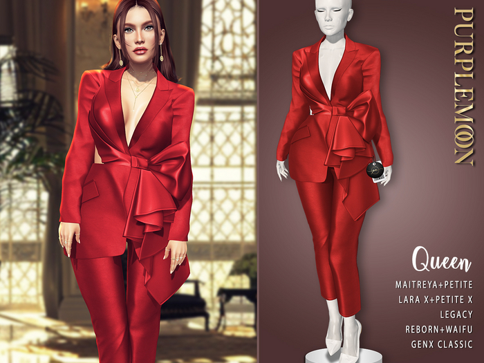 Second Life Marketplace - :: pm :: Queen Suit -RED-