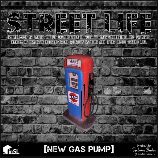 Second Life Marketplace - Street Life: New Gas Pump