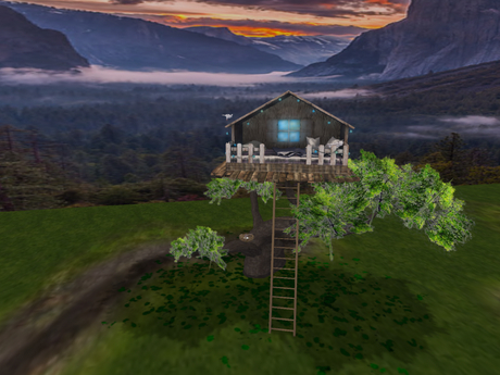 Second Life Marketplace - Treehouse Bed for 2 Bento-Box LI=24