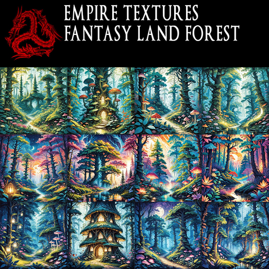 Second Life Marketplace - EMPIRE TEXTURES - Fantasy Land Forest