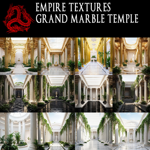 Second Life Marketplace - EMPIRE TEXTURES - Grand Marble Temple