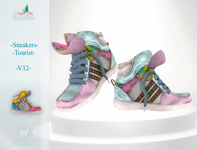 Second Life Marketplace - Sneakers-Tourist-V12-Rebirth