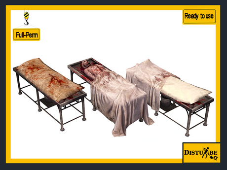 Second Life Marketplace - ::DisturbeD:: Halloween Horror - Morgue Dead ...