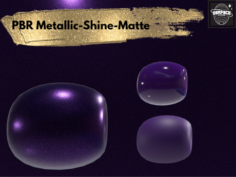 Second Life Marketplace - SS-PBR Thundernight Purple Metal Paint Pack