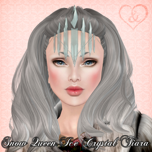 Second Life Marketplace - Snow Queen Ice Crystal Tiara FREE GIFT
