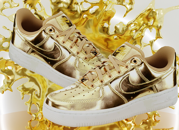 Second Life Marketplace - [21T] "LIQUID METAL GOLD AF1"