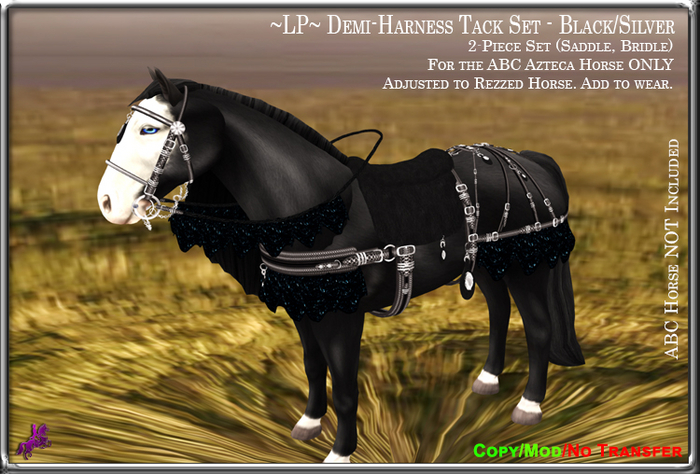 Second Life Marketplace - ~LP~ Demi-Harness Tack Set (BOXED) ABC Azteca ...
