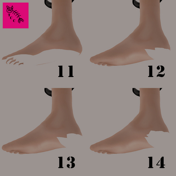Second Life Marketplace - [TCC] Feet Alpha Collection