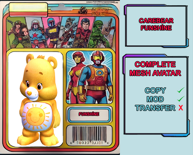 Second Life Marketplace - carebear funshine avatar